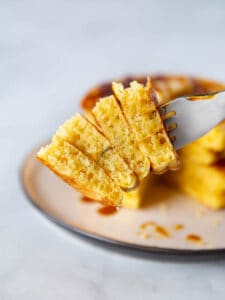 Fluffy Cornmeal Pancakes - Cook Fast, Eat Well