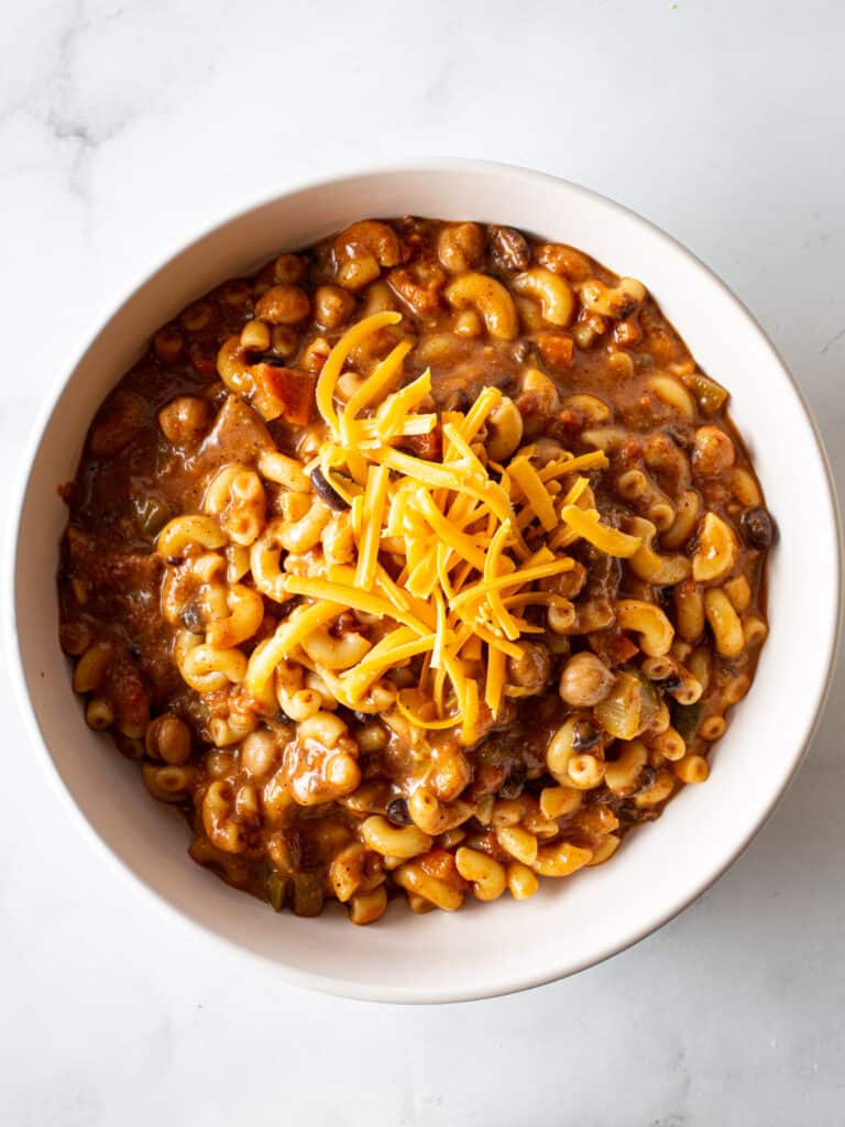 Easy Chili Mac and Cheese - Cook Fast, Eat Well