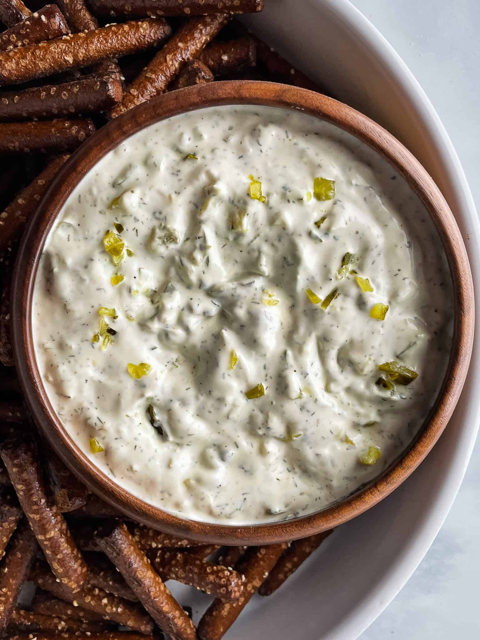 Dill Pickle Dip - Cook Fast, Eat Well