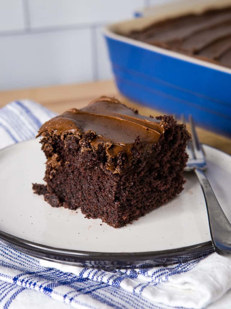 Chocolate Wacky Cake - Cook Fast, Eat Well