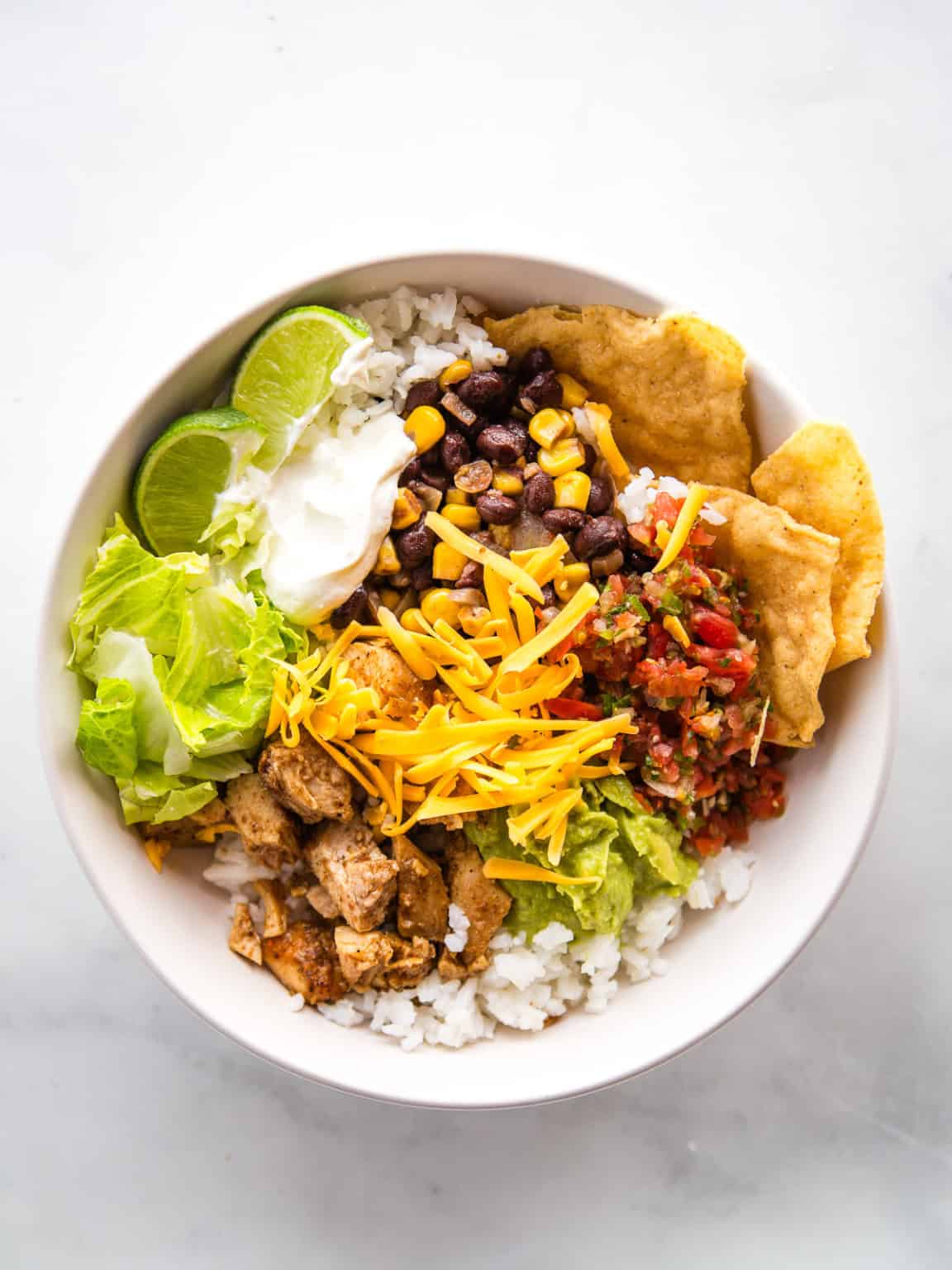 Chicken Burrito Bowls - Cook Fast, Eat Well